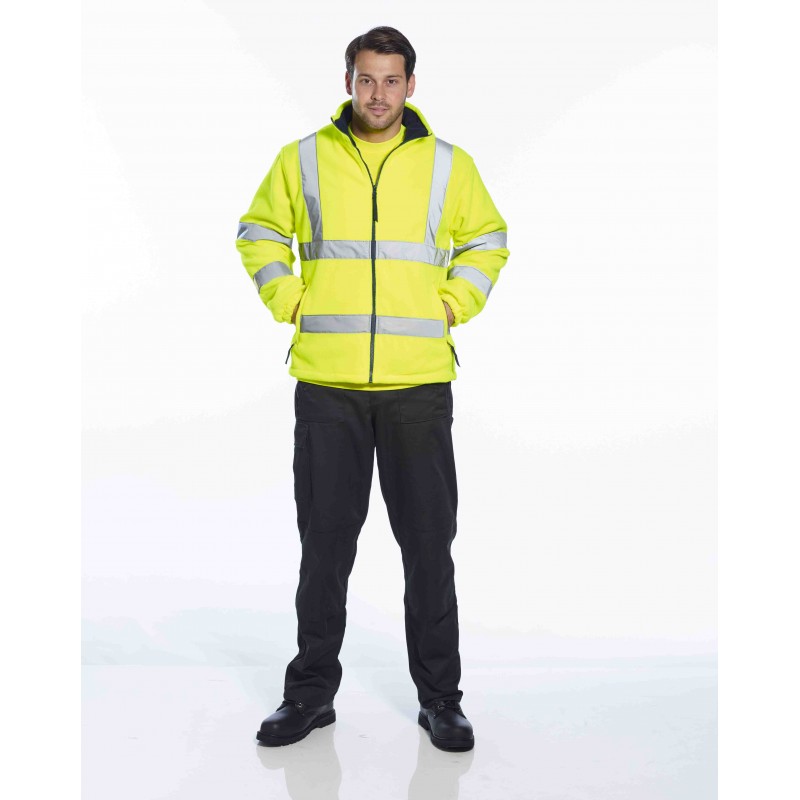 Hi-Vis Mesh Lined Fleece
