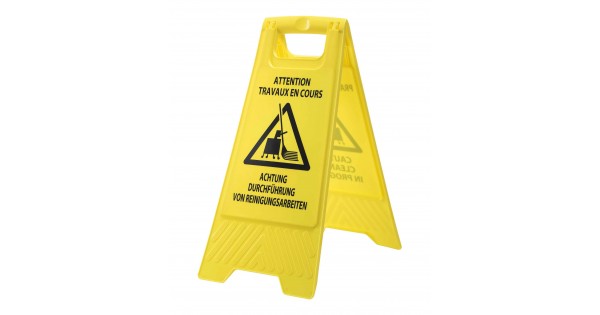 Cleaning In Progress Sign