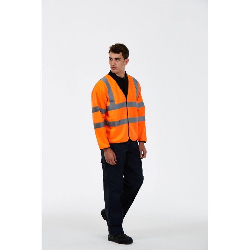 Long Sleeve Safety Waist Coat