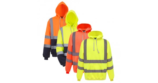 Hi-Vis Pull Over Hoodie